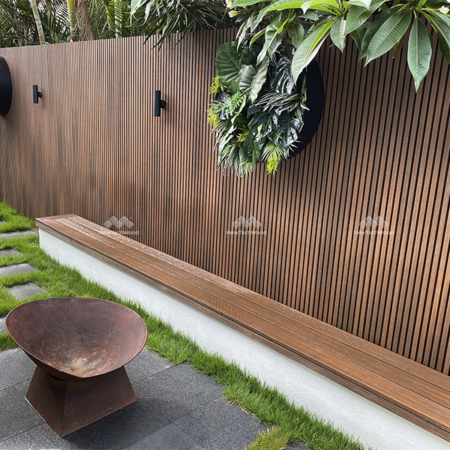NewTechWood Castellation Wall Cladding Composite - Subiaco Restoration