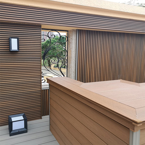 NewTechWood Castellation Wall Cladding Composite - Subiaco Restoration