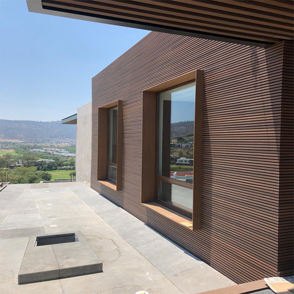 NewTechWood Castellation Wall Cladding Composite - Subiaco Restoration