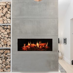 Real Flame Opti-V Electric Fire (Single or Double) - Subiaco Restoration