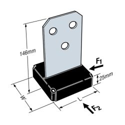Concealed Post Base Perth Stirrups Perth Stirrup