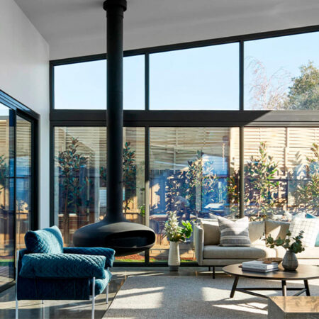 Domofocus Wood Fireplace - Subiaco Restoration