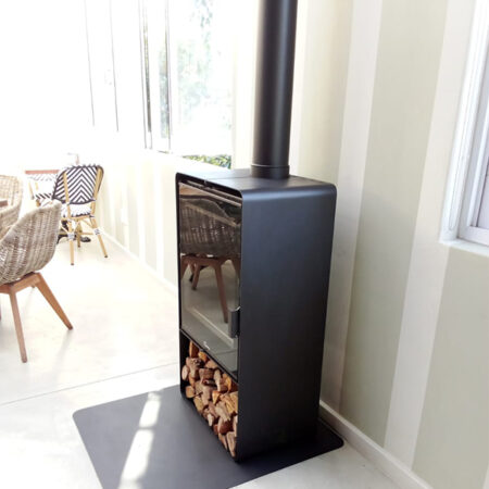 Lacunza Atlantic 613 Freestanding Wood Fireplace (with Base) - Subiaco ...